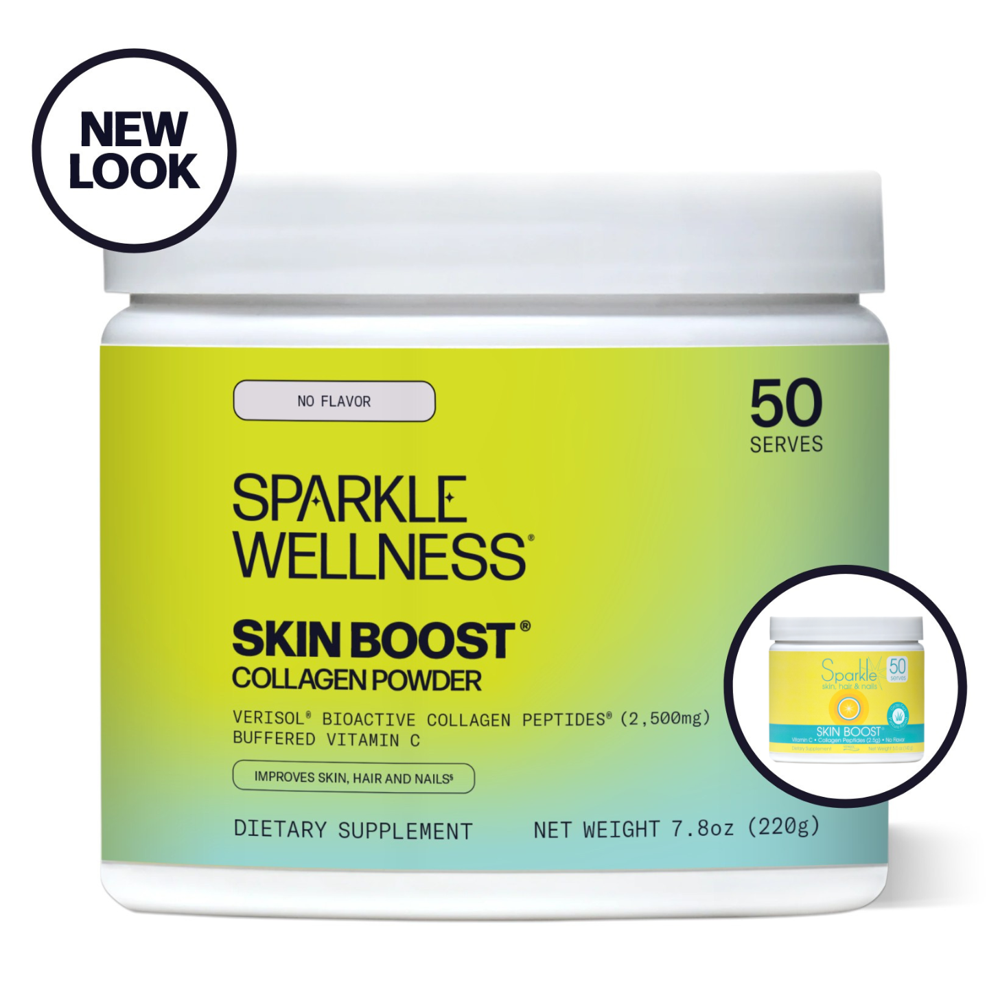 Sparkle Skin Boost Verisol Collagen Peptides Protein Powder Vitamin C ...