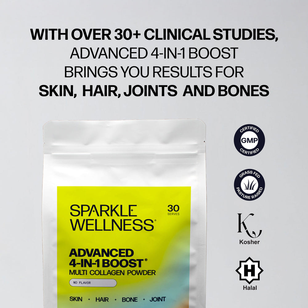 Advanced 4-in-1 Boost Collagen: Total Support for Skin, Bone & Joints ...