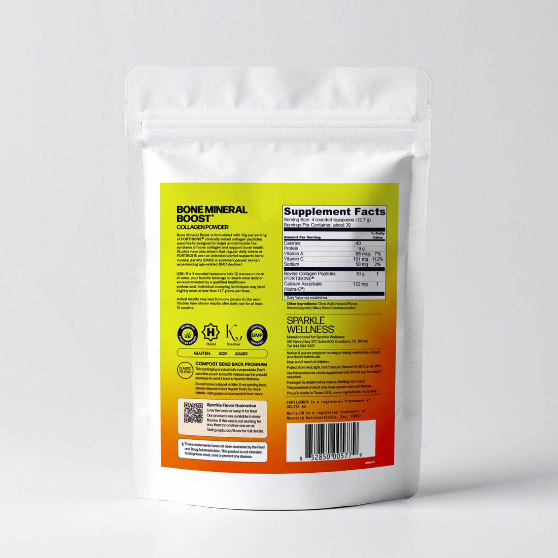 Bone Mineral Boost: FORTIBONE® Collagen for Bone Density | Sparkle Wellness